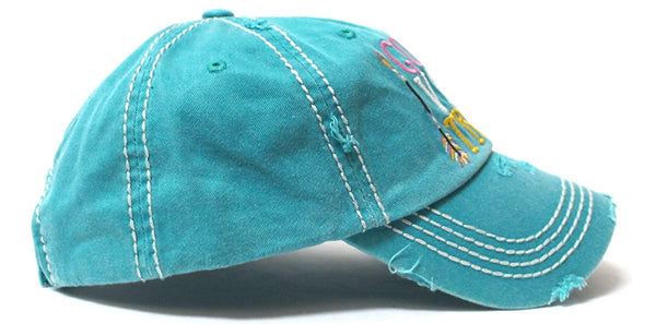 Women's Camping Cap Good Vibe Tribe Tribal Ethnic Arrow Monogram Embro ...