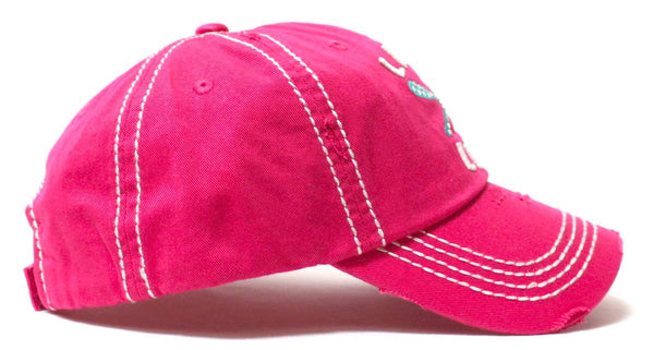 Women's Vintage Beach Cap Lake Life Embellished Boat Paddles Monogram ...