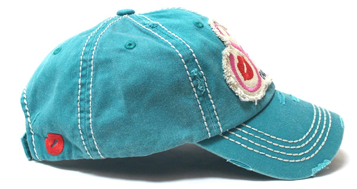 Women's Baseball Cap Sweet, Sassy & Southern Patch Embroidery Hat w/Re ...