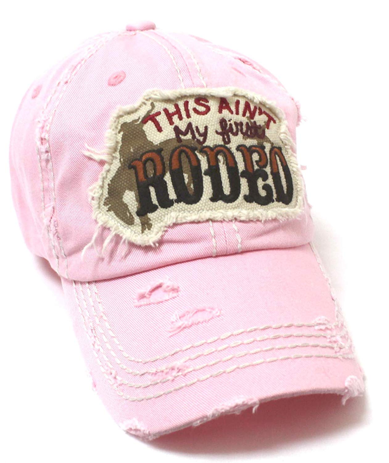 Light Baby Pink This Ain't My First Rodeo Women's Hat – Caps 'N Vintage