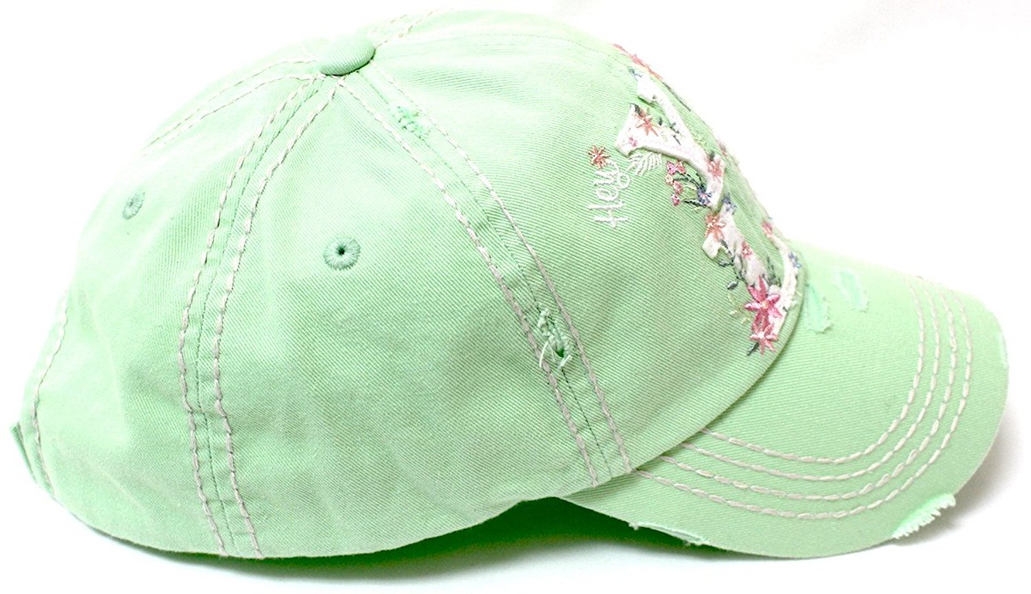 LILAC & FRESH MINT GREEN Women's Hey Y'all Spring Floral Cap – Caps 'N ...