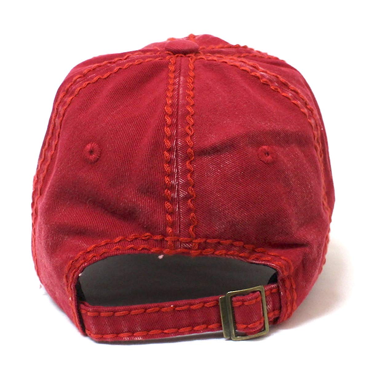 Red Heritage USA Distressed Baseball Cap – Caps 'N Vintage
