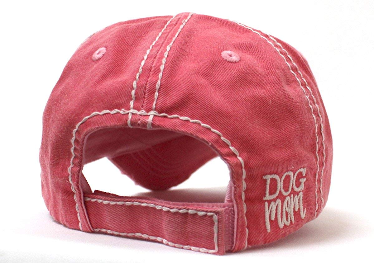 Rose Pink Dog Mom Paw Print & Bone Vintage Cap – Caps 'N Vintage