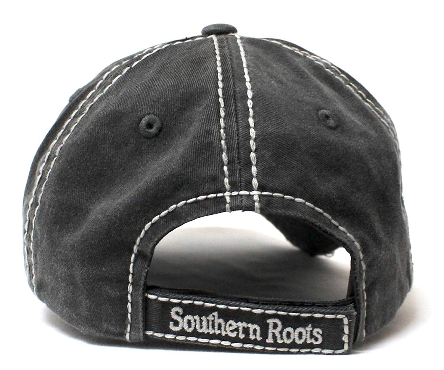 Southern Roots Sparkle Monogram Cap in Vintage Black – Caps 'N Vintage