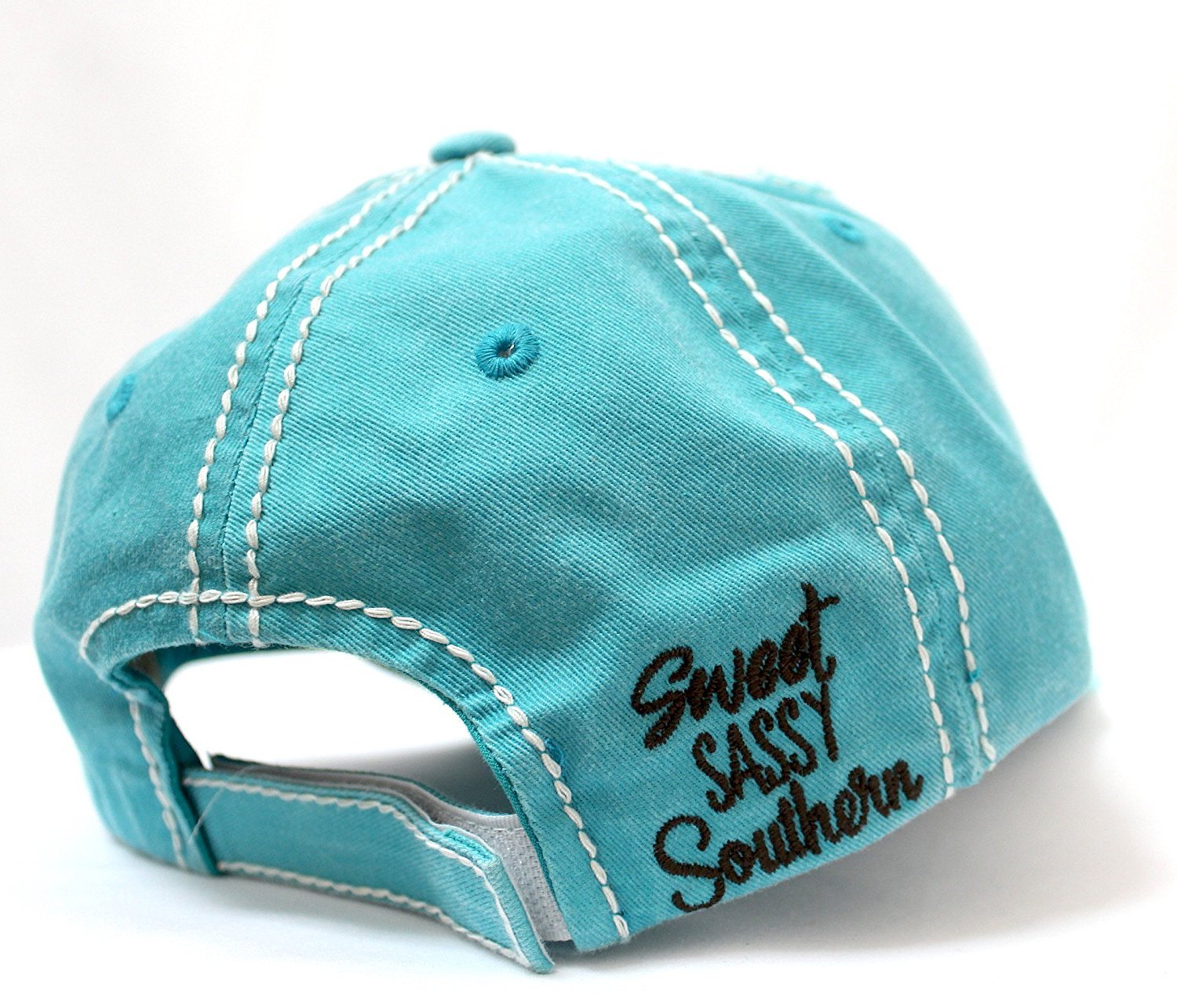"Sweet SASSY & Southern" Patch Embroidery Front & Back Hat – Caps 'N ...